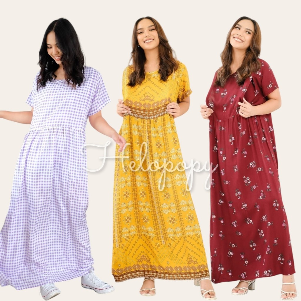 Jual Daster Busui Friendly Semata Kaki Bukaan Samping Kanan Kiri HANNAH ...