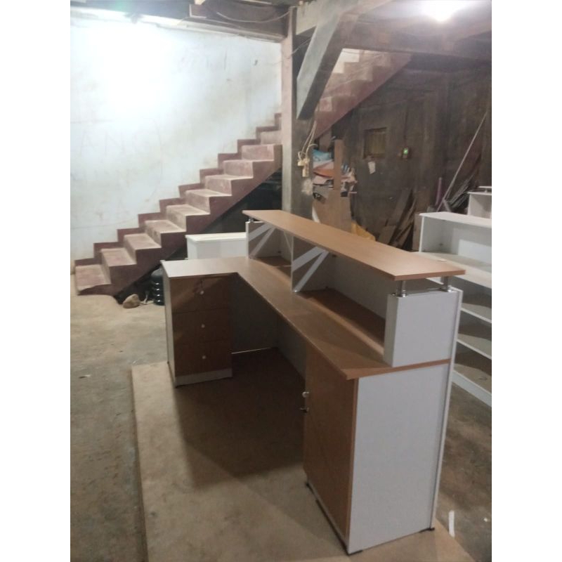 Jual MEJA KASIR PANJANG 2 METER, MEJA RESEPSIONIS BEST SELLER | Shopee ...