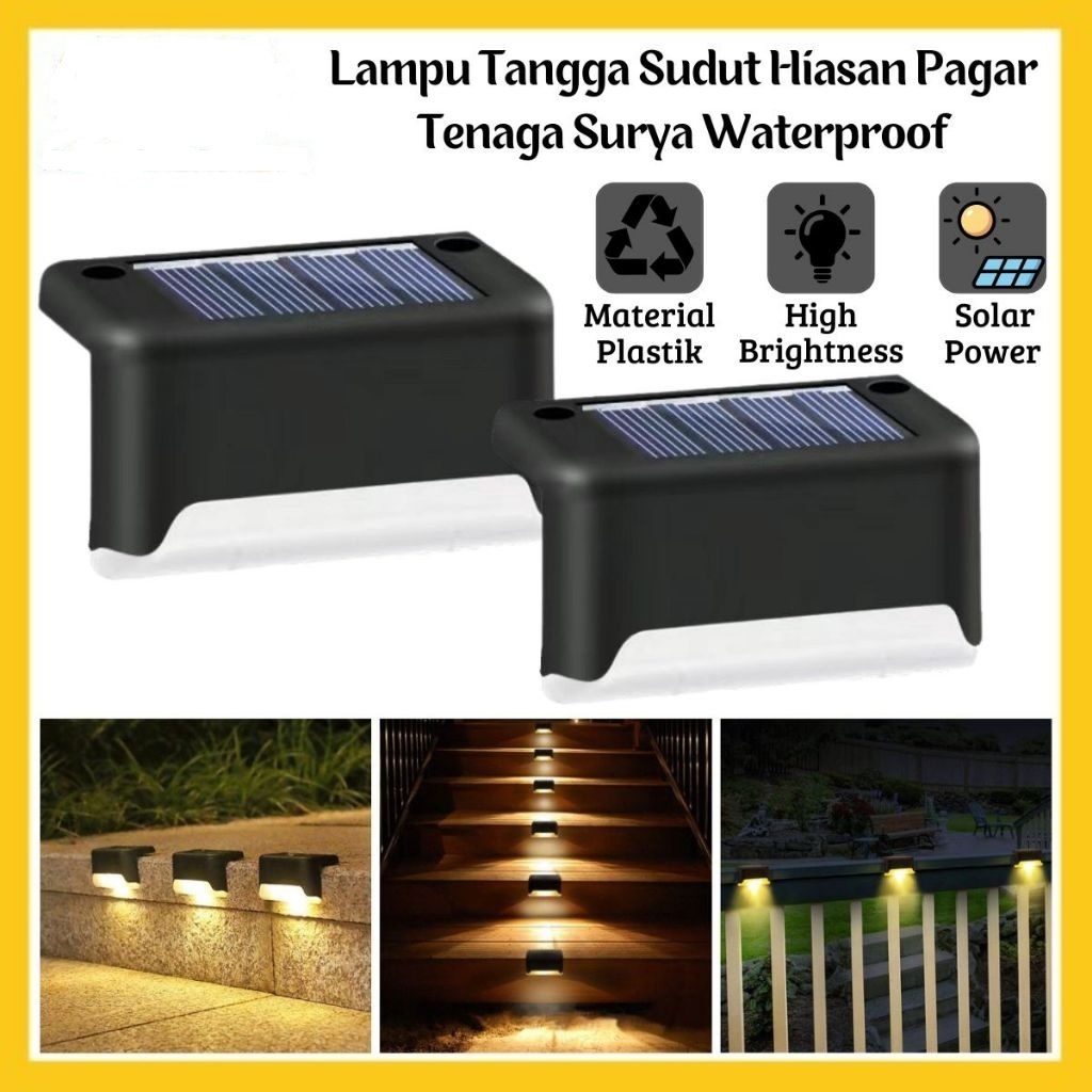 Jual Lampu Tangga Sudut Jalan Atap Hiasan Teras Rumah Pagar Taman Panel ...