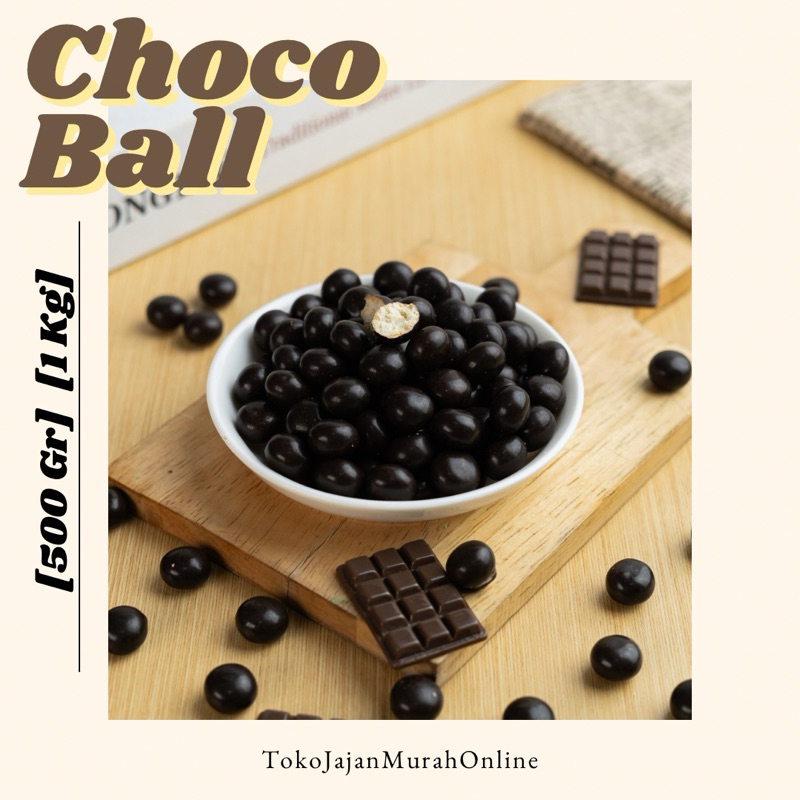 Jual Permen Biskuit Lapisan Cokelat Chocolate Ball / Bola Coklat ...