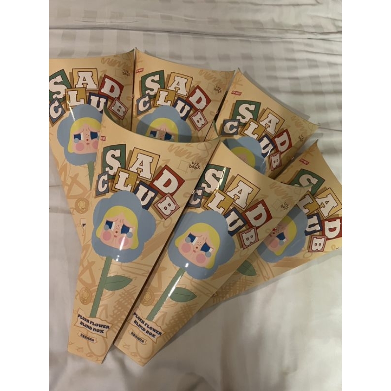 Jual READY Crybaby Sad Club Flower Plush ORIGINAL POPMART | Shopee ...
