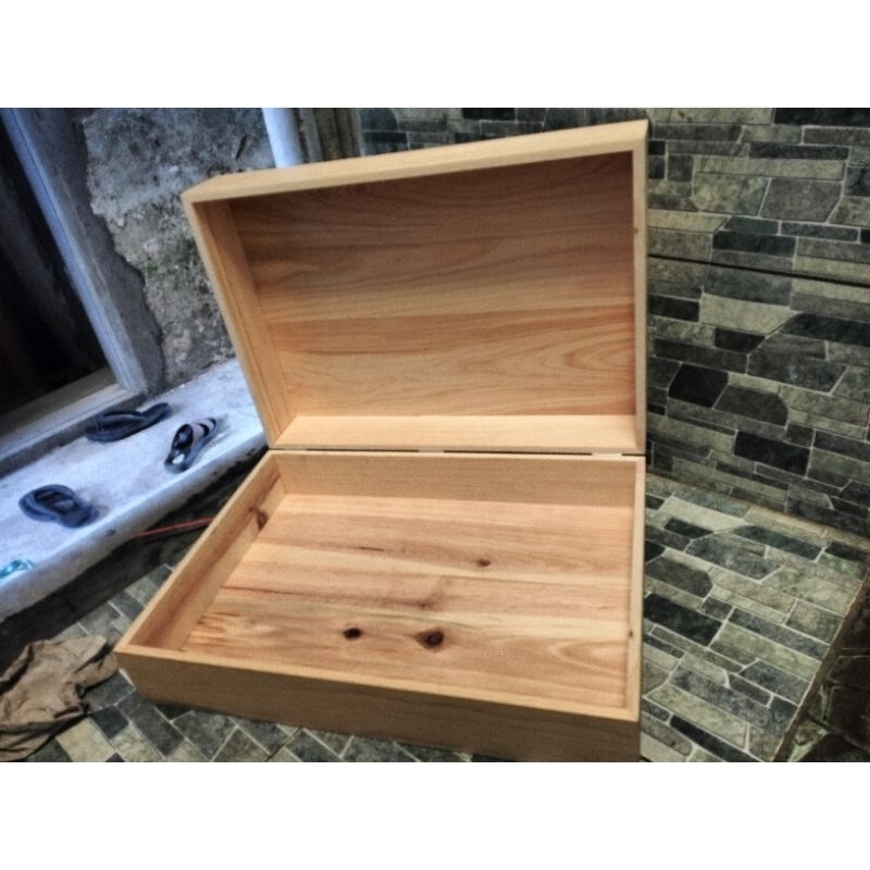 Jual box kayu 60 x 40 x 7.5 x 7.5 cm ukuran dalam | Shopee Indonesia