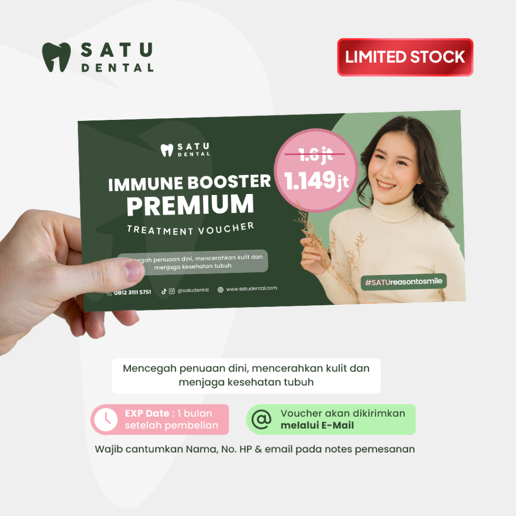 Jual SATU Dental - Voucher Immune Booster Premium / Infus Vitamin ...