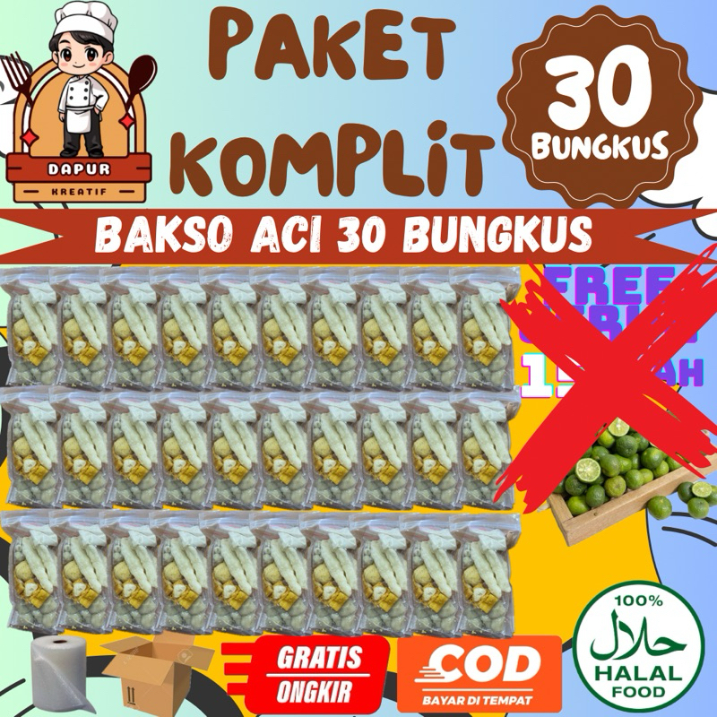 Jual baso aci 30 bungkus PAKET JUALAN | Shopee Indonesia