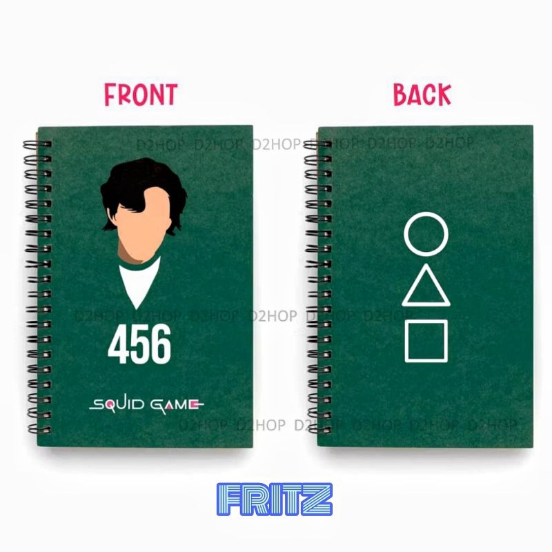 Jual FRITZ A6 Notebook SQUID GAME - (Kertas: Polos) | Shopee Indonesia