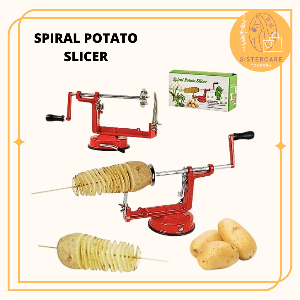 Jual Spiral Potato Slicer Alat Pemotong Kentang Spiral Pengiris Kentang ...
