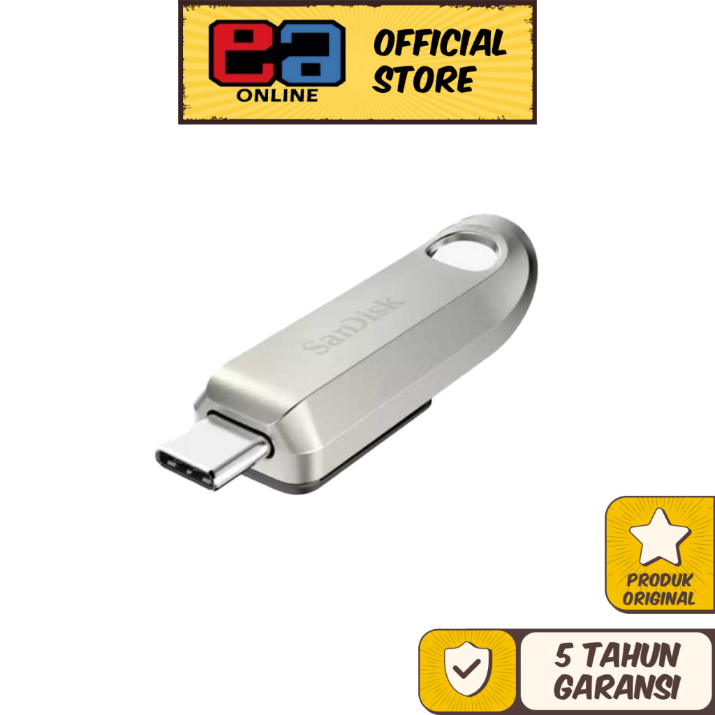 Jual SanDisk CZ75 Ultra Luxe Type C 64GB / 128GB / 256GB USB 3.2 (Up to 300MB/s) - Flash Drive ...