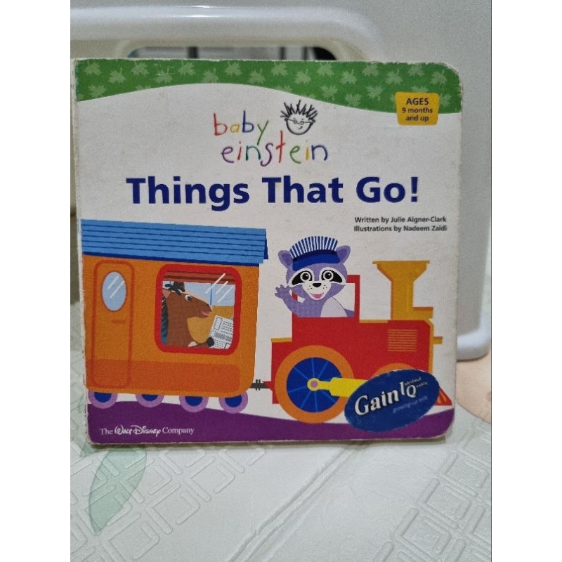 Jual Baby einstein boarbook - Things that go - vehicle kendaraan ...
