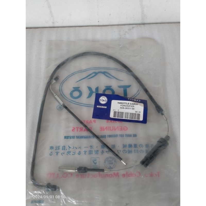 Jual KABEL GAS YAMAHA F1ZR FORCE ONE Kode 4US-26311-00Stok lama kondisi ...