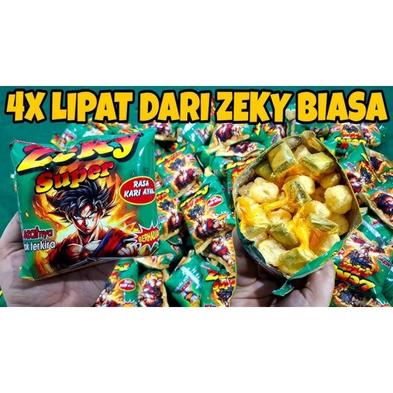 Jual Snack chiki jadul ZEKY SUPER rasa kari ayam BERHADIAH UANG ...