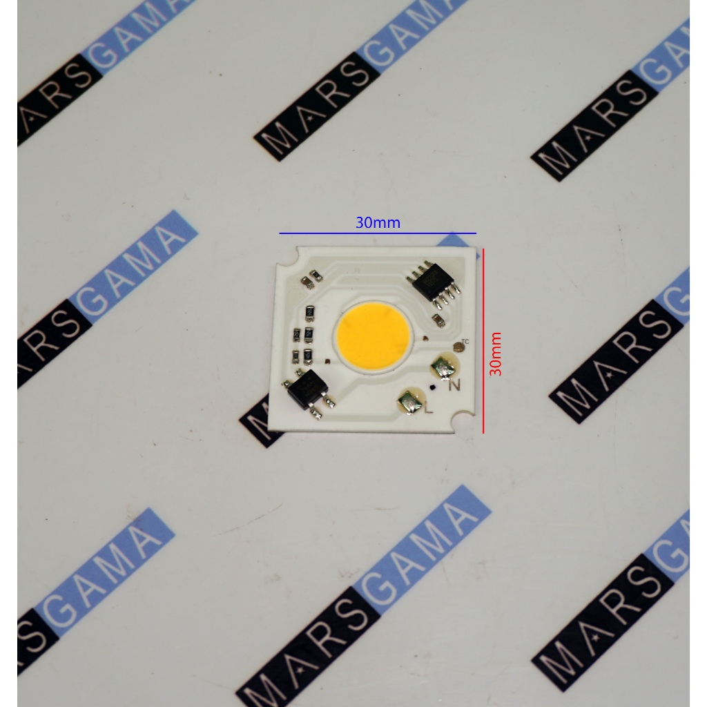 Jual LED Panel COB AC 220V White Light 9W Epoxy 4000K tanpa driver ...