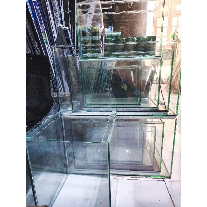 Jual Aquarium Kaca Ukuran 30, 40, 50, 60, 70, 80 Cm | Shopee Indonesia