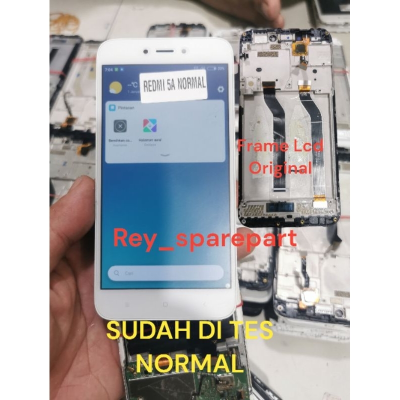 Jual Lcd Fulset + FRame Redmi 5A ORIGINAL 100% copotan Baca deskripsi ...