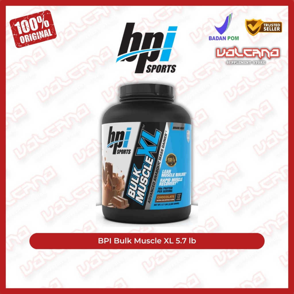 Jual BPI Sports Bulk Muscle XL 5.7 lb 6 lbs weight gain mass gainer ...
