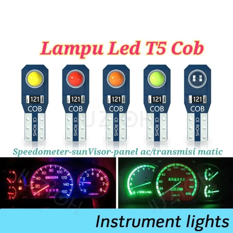 Jual Lampu LED T5 speedometer sunvisor dashboard ac | Shopee Indonesia