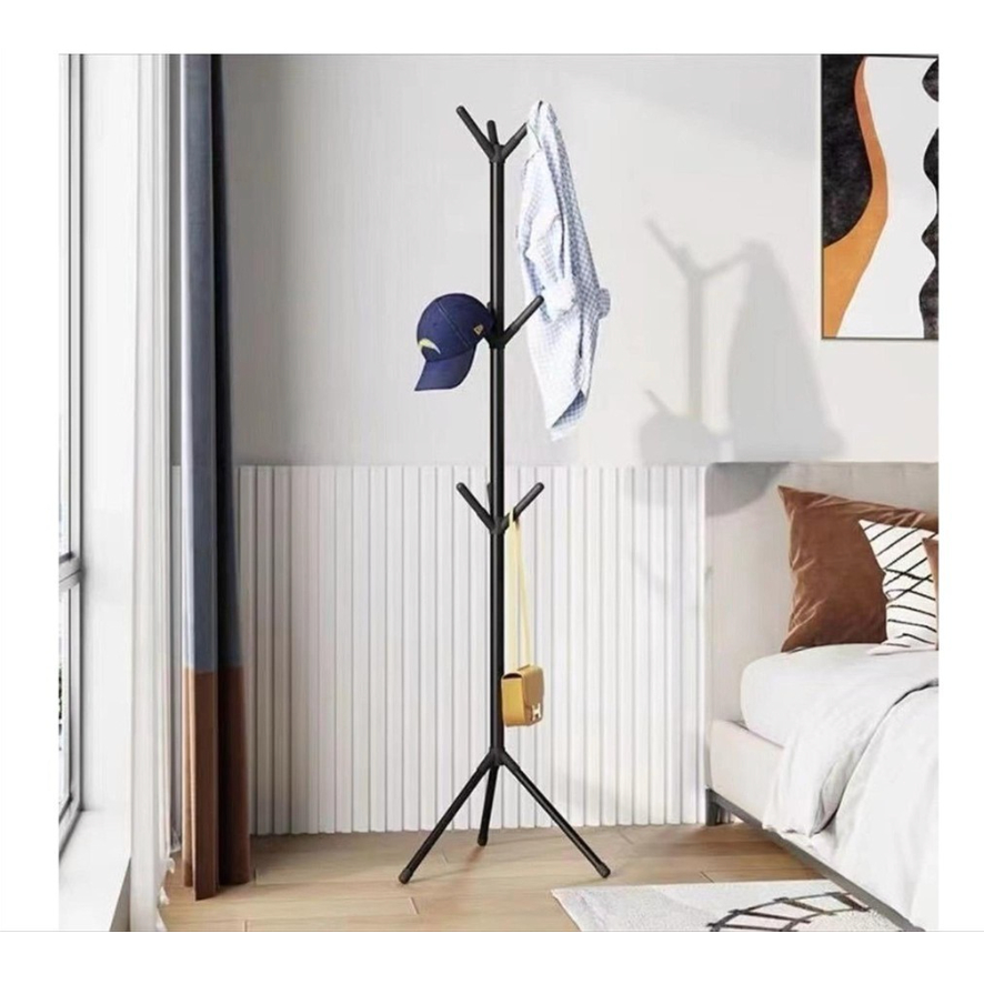 Jual MM - GANTUNGAN TIANG BESI BERDIRI GANTUNGAN STAND HANGER COAT STAND 9 KAIT / GANTUNGAN BAJU ...