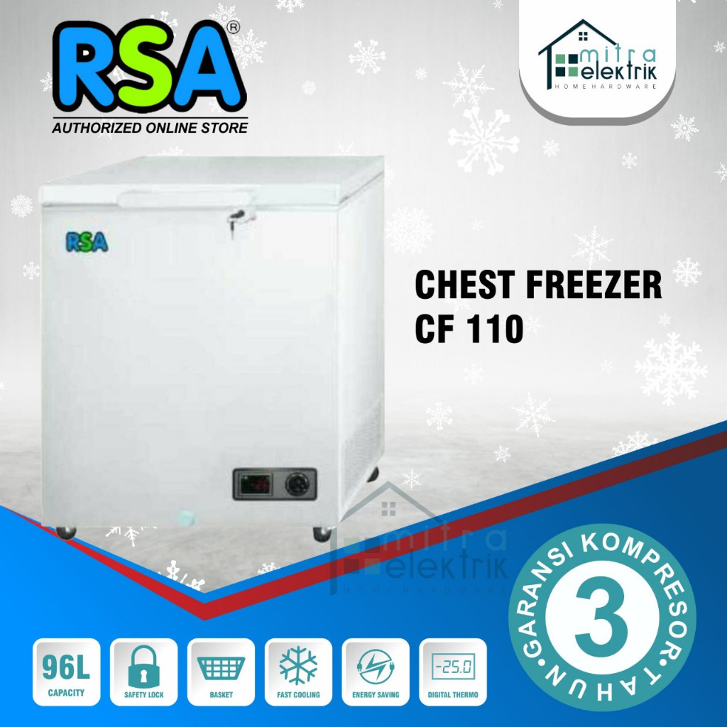 Jual Chest Freezer RSA CF110 | Shopee Indonesia