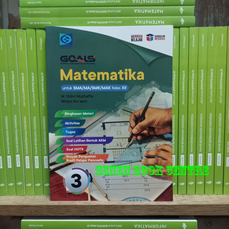 Jual Buku Soal Goals Matematika Kelas 3/XII 12 SMA Grafindo Kurikulum Merdeka | Shopee Indonesia
