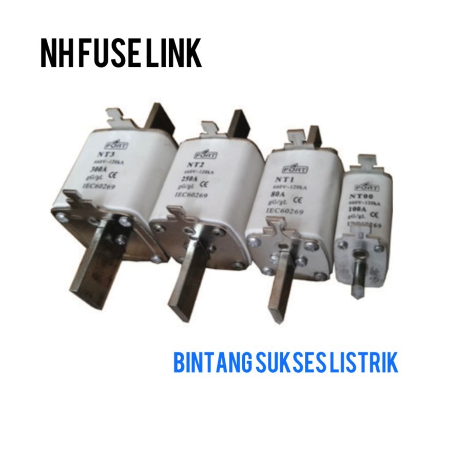 Jual ORIGINAL FUSE LINK NH NH-2 NH2 FUSE NH2/C 250A 300A 315A 355A 400A ...