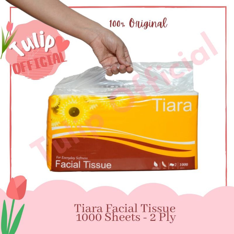 Jual Tisu Tissue Facial Pulp TIARA 1000 Sheets 2 Ply | Shopee Indonesia