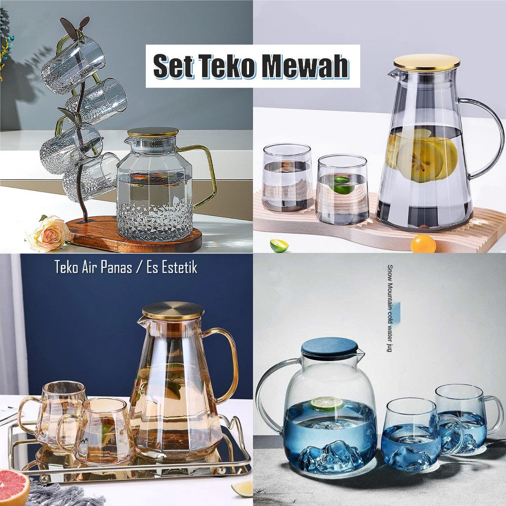 Jual [PROMO] Teko Air Panas / Teko Air Minum Estetik Kulkas Anti Bau Teapot Ceret Teh Masak ...