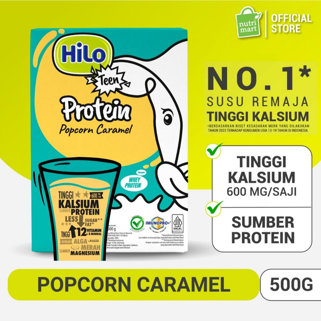 Jual HILO TEEN SUSU PERTUMBUHAN UNTUK USIA 12-19 TAHUN RASA POPCORN ...