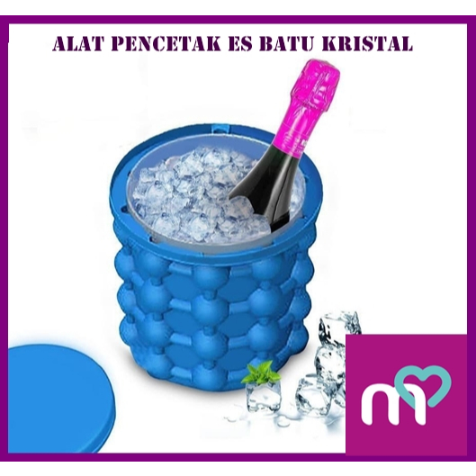 Jual Alat Pencetak ES Batu Kristal Silikon Pencetak Tempat Es Batu Ice ...