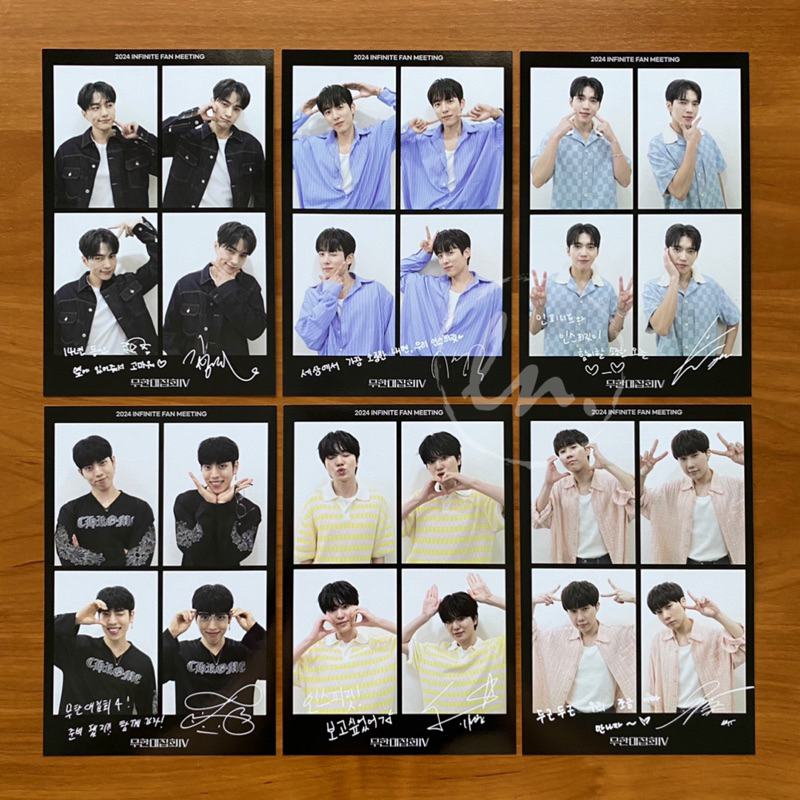 Jual 2024 INFINITE FANMEETING RALLY IV 무한대집회Ⅳ SPECIAL GIFT 4-CUT PHOTO SUNGKYU WOOHYUN MYUNGSOO ...