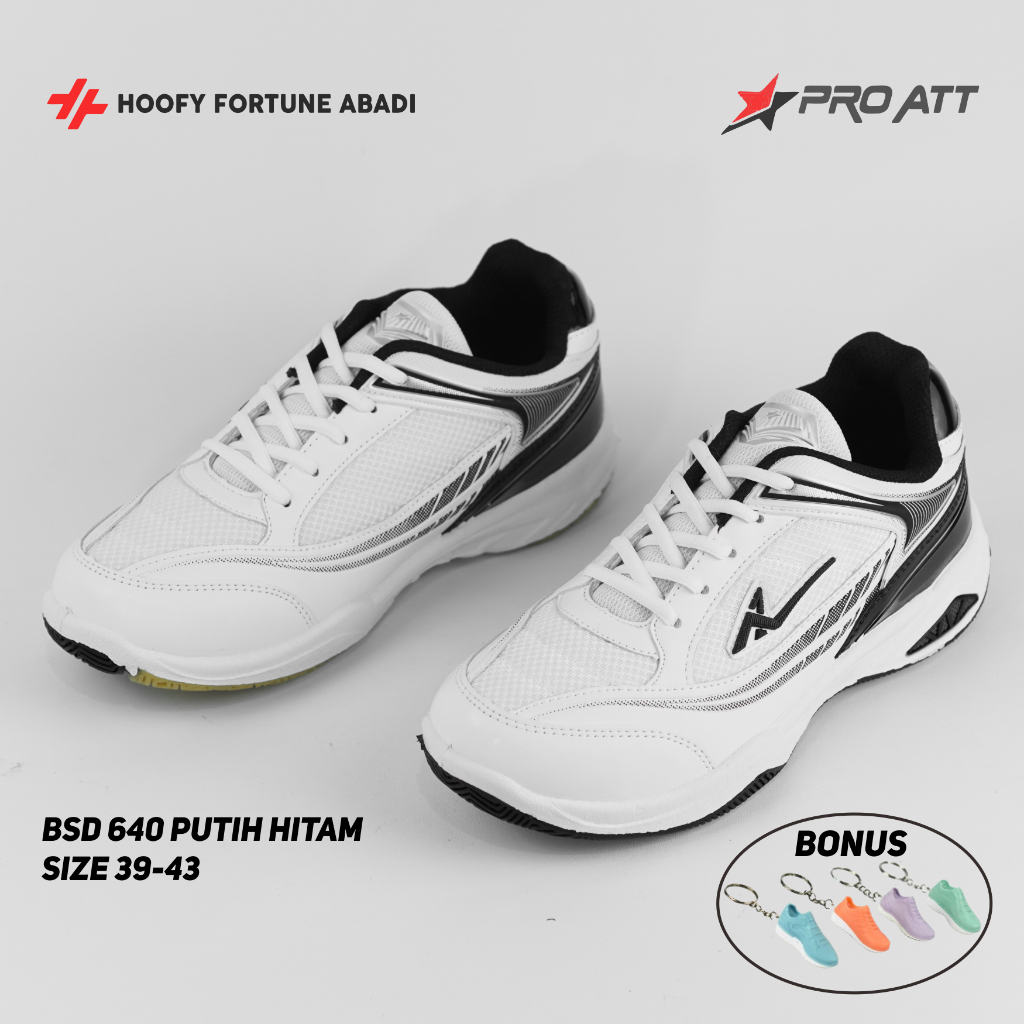 Jual PRO ATT BSD 640 Sepatu Olahraga Sport Badminton Pria Wanita Unisex Size 39 40 41 42 43 ...
