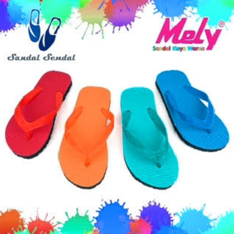 Jual 1 pasang sandal anak japit mirip melly | Shopee Indonesia