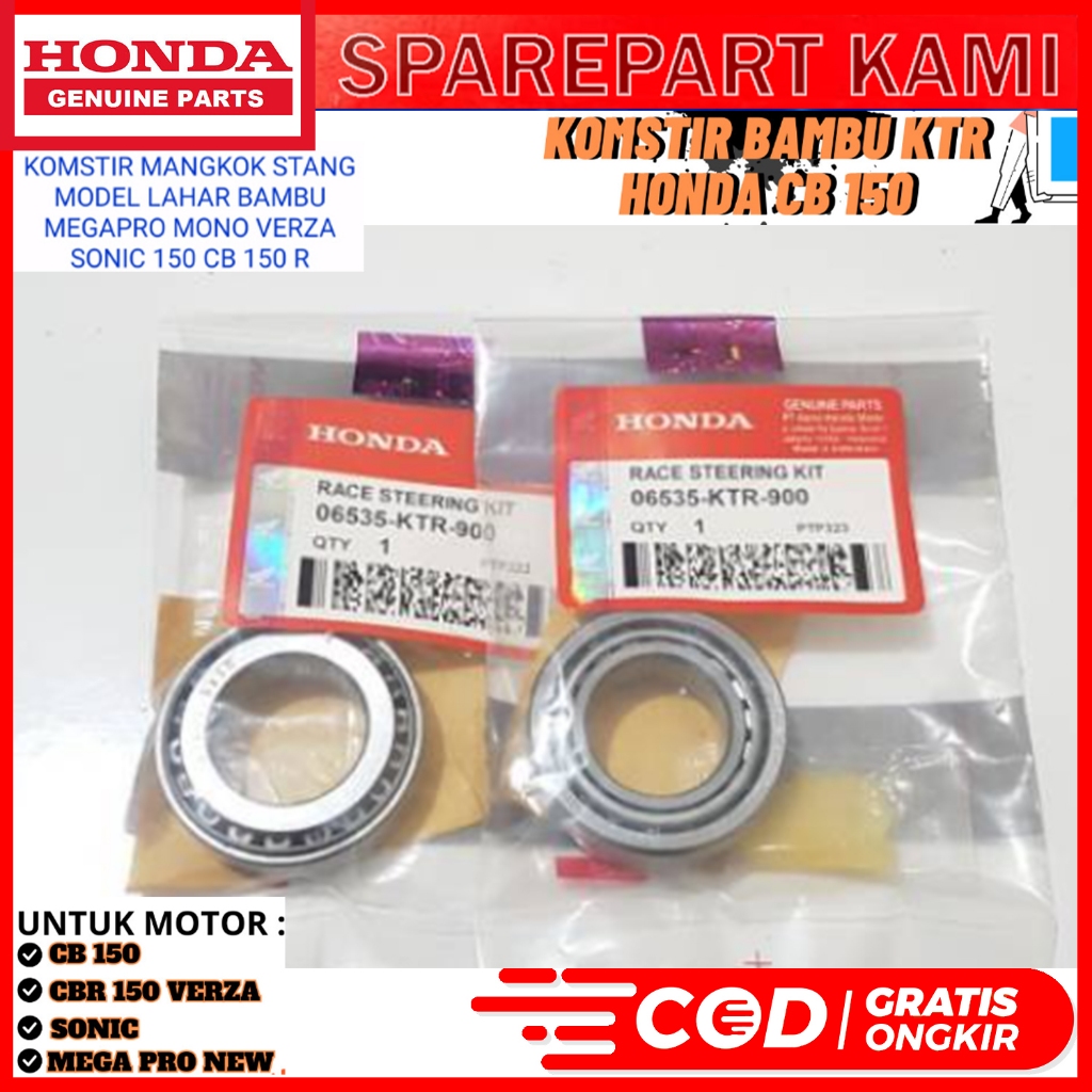 Jual Komstir Comstir Bearing Bambu Racing MANGKOK STANG KONES Megapro ...