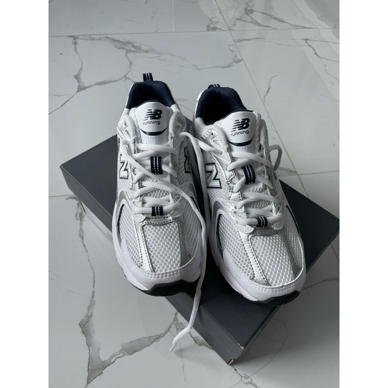 Jual New Balance NB 530 White Putih Natural Indigo, Ukuran 38 Original ...