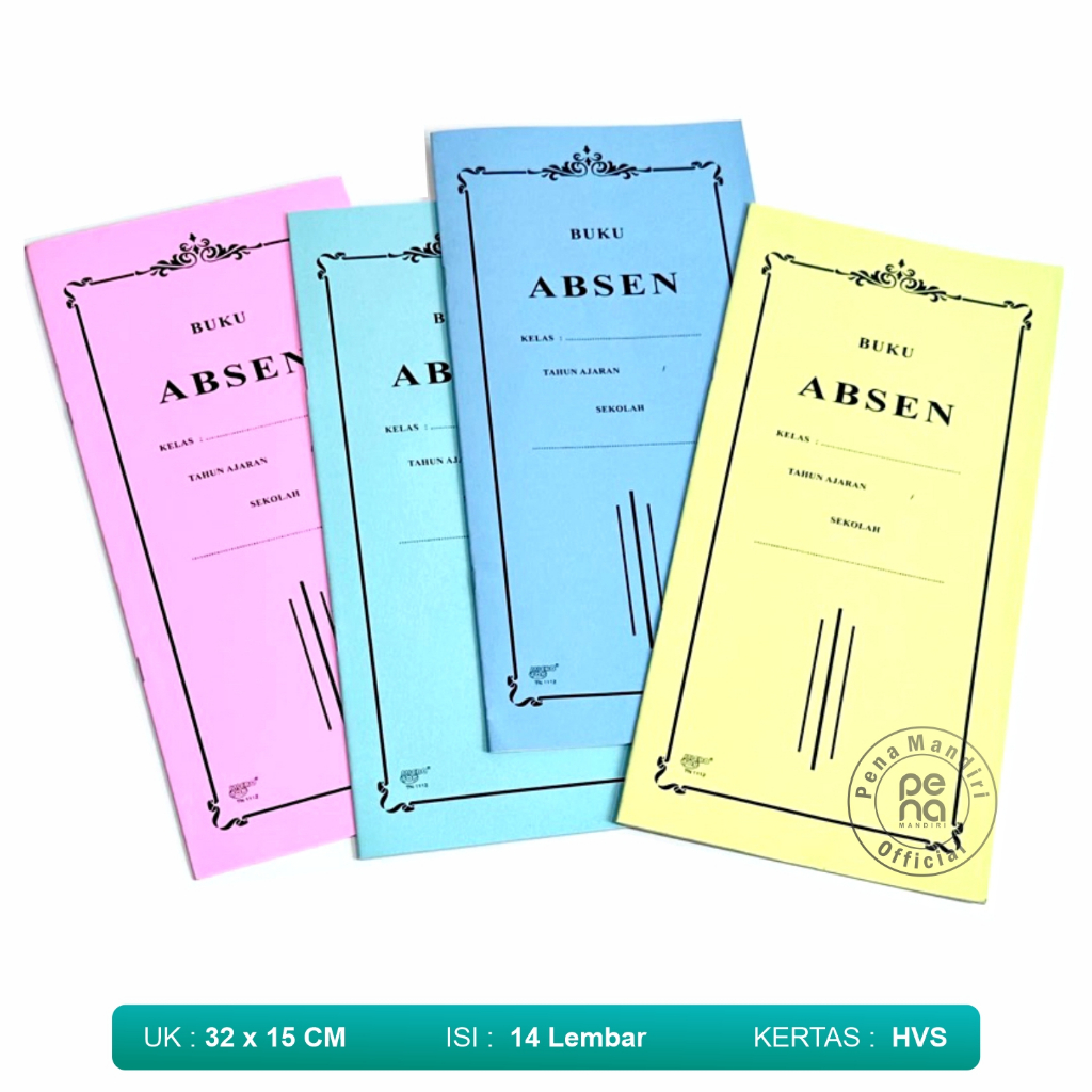 Jual Buku Absen Abseni Siswa Buku Absensi Murid (1 Pcs) | Shopee Indonesia