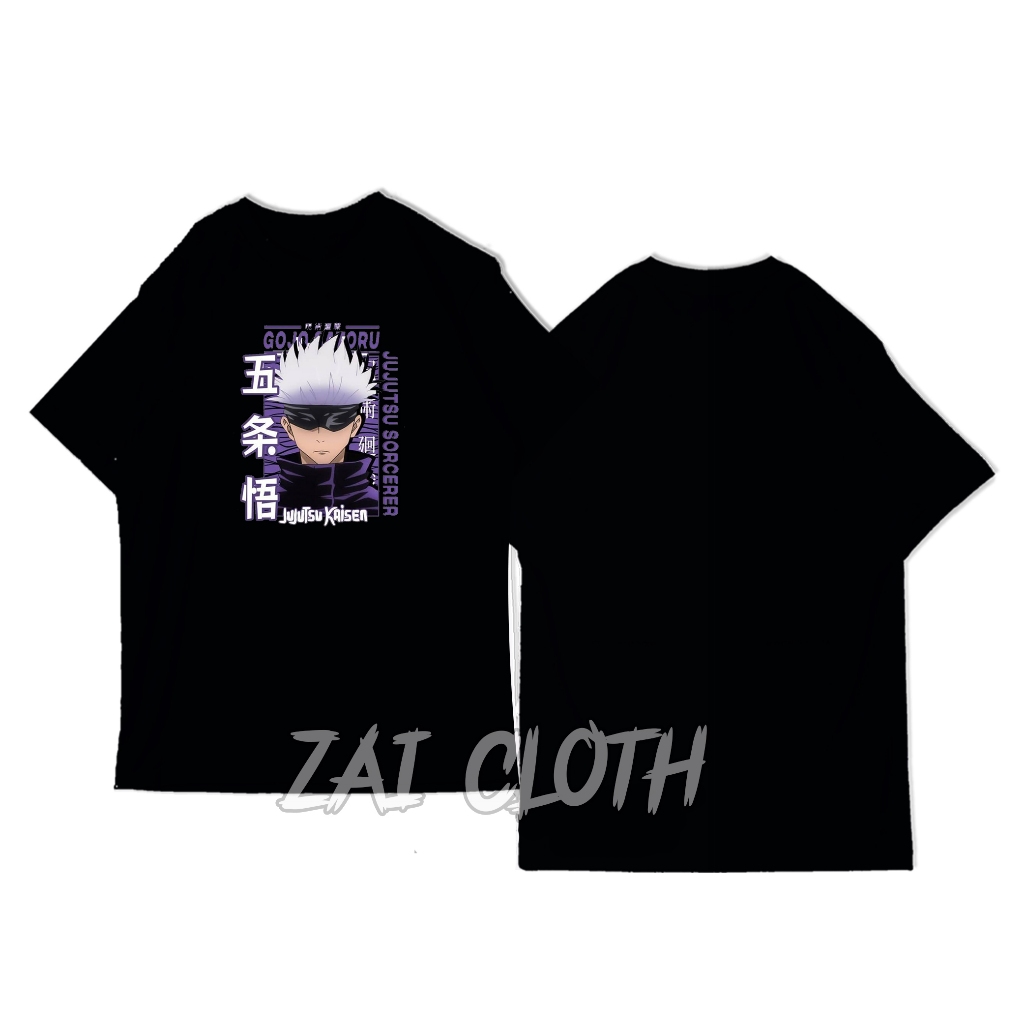 Jual Baju kaos GOJO SATORU JUJUTSU KAISEN pria dan wanita murah keren ...