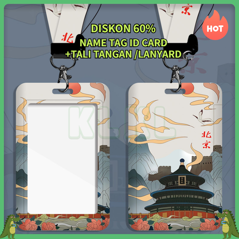 Jual KLKL Holder Id Card Layard Id Card Pastellin Id Tali Nametag Id ...