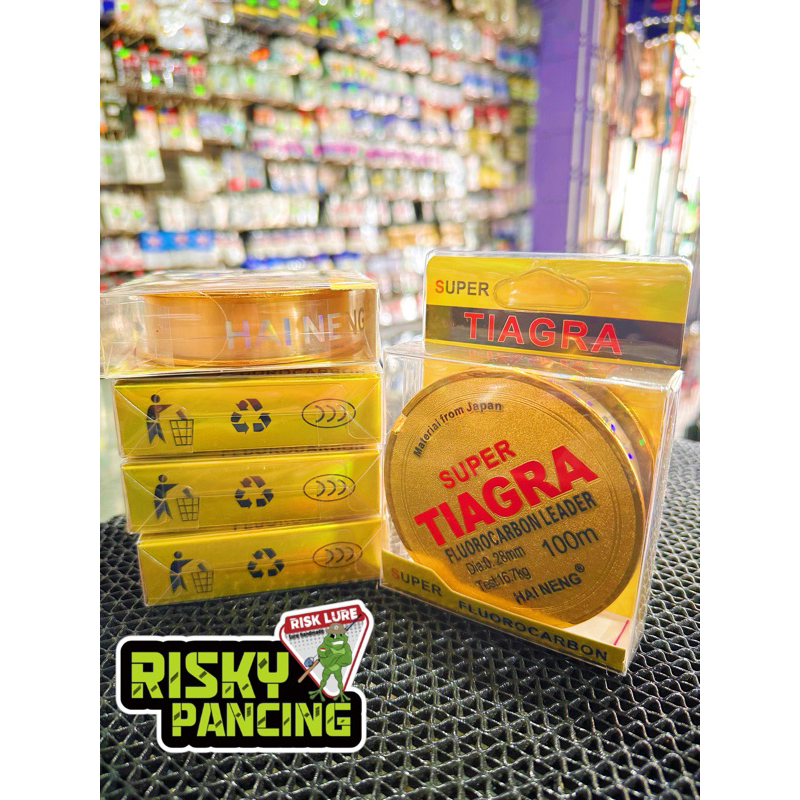 Jual SENAR NYLON SUPER TIAGRA FLOUROCARBON LEADER 100M | Shopee Indonesia