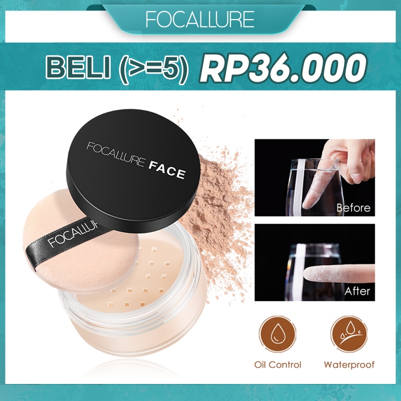 Jual FOCALLURE Oil Control Loose Powder - Long-Lasting Waterproof Loose ...