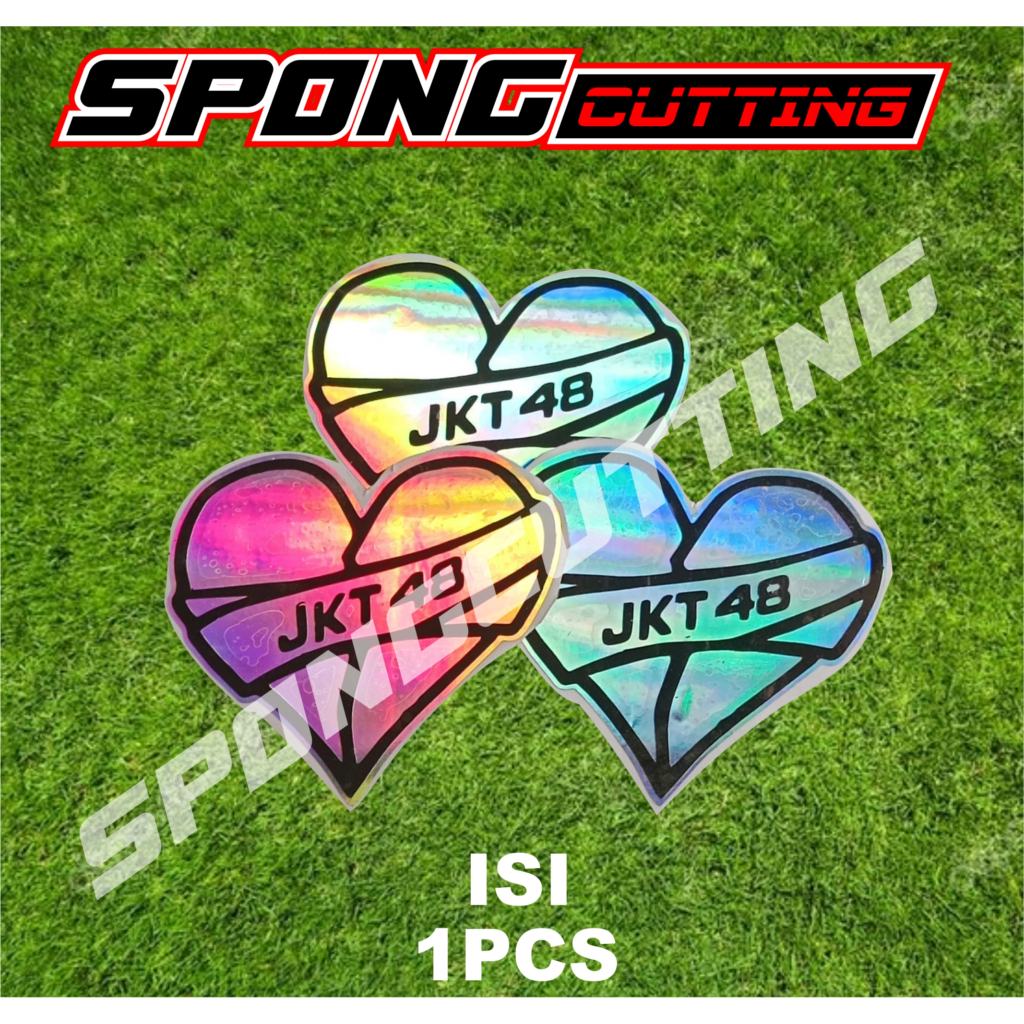 Jual STICKER MOTOR JKT48 HEARTBANDAGE Stiker Motor Viral PDL ...