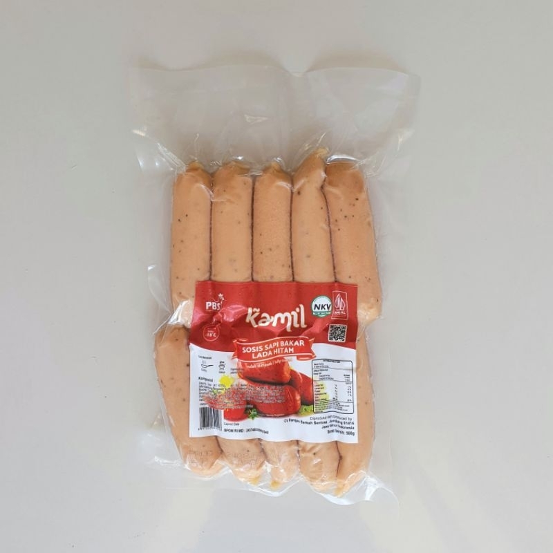 Jual Sosis Bakar Lada Hitam Kamil isi 10/Frozen Food/Sosis Sapi ...