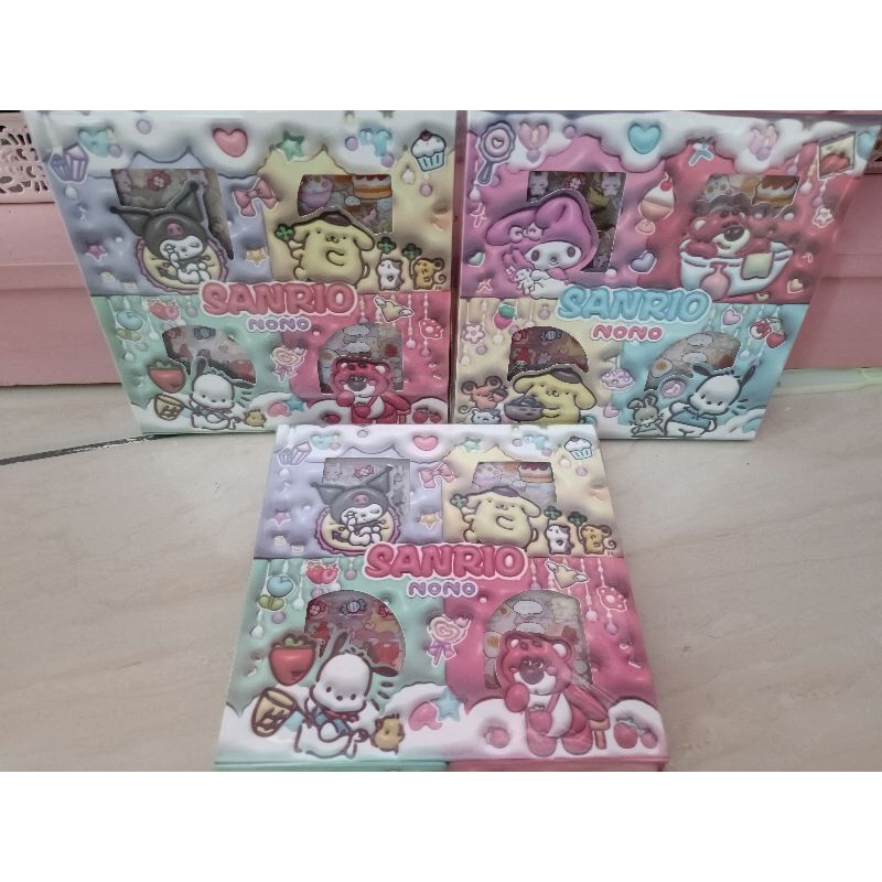 Jual Sticker Box Sanrio/ Stiker Isi 100 pcs/ Stiker Nono Sanrio/ Stiker ...