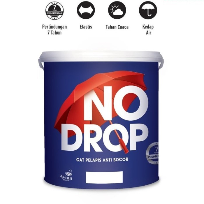 Jual Cat No Drop Galon 4kg no drop cat pelapis anti bocor | Shopee Indonesia