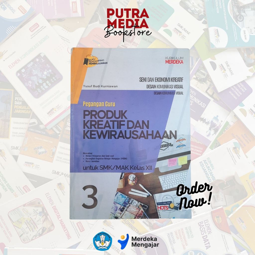 Jual BUKU PEGANGAN GURU: Produk Kreatif dan Kewirausahaan (PKK) DKV SMK ...