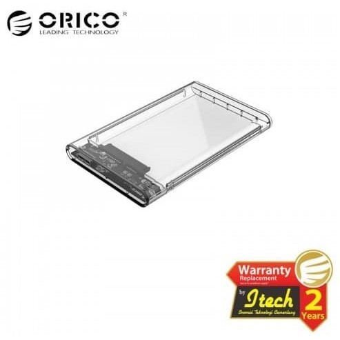 Jual Orico 2139U3 Case External Hardisk 2.5 inch Sata Enclosure Transparent | Shopee Indonesia