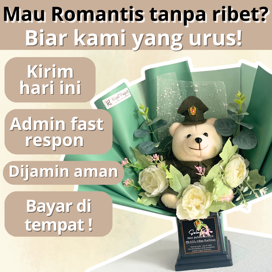 Jual BUKET bucket bouquet piala bunga boneka hadiah kado pajangan gift ...