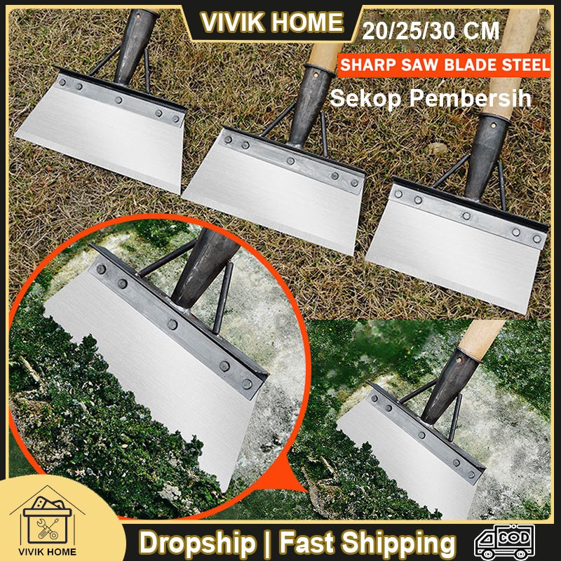 Jual Sekop Pembersih Taman Sekop Tanah Penyiangan Multifungsi Baja ...