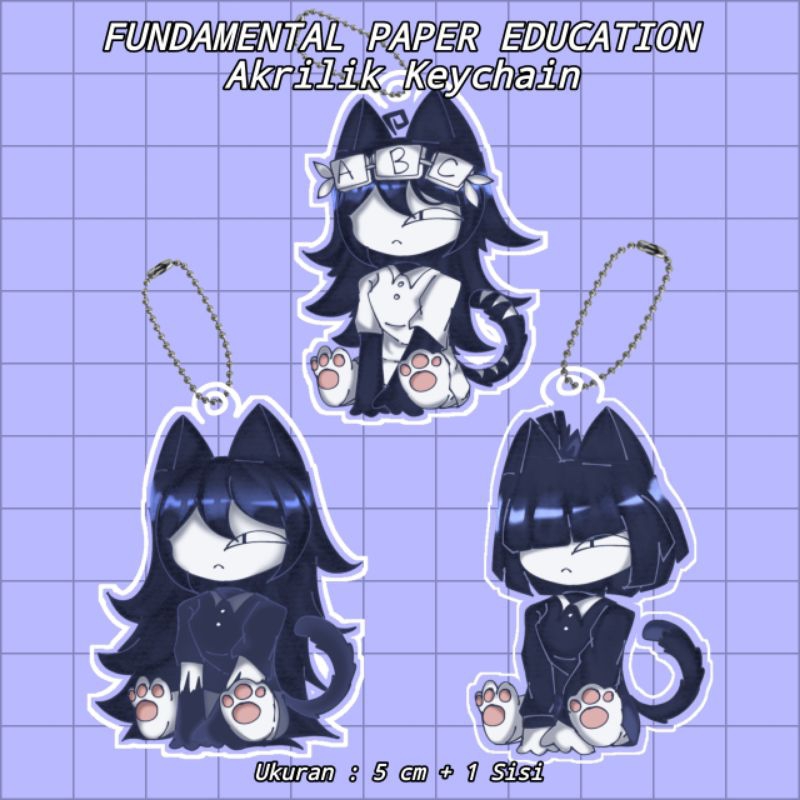 Jual [UPDATE!] Fundamental Paper Education Akrilik Keychain Miss Circle ...