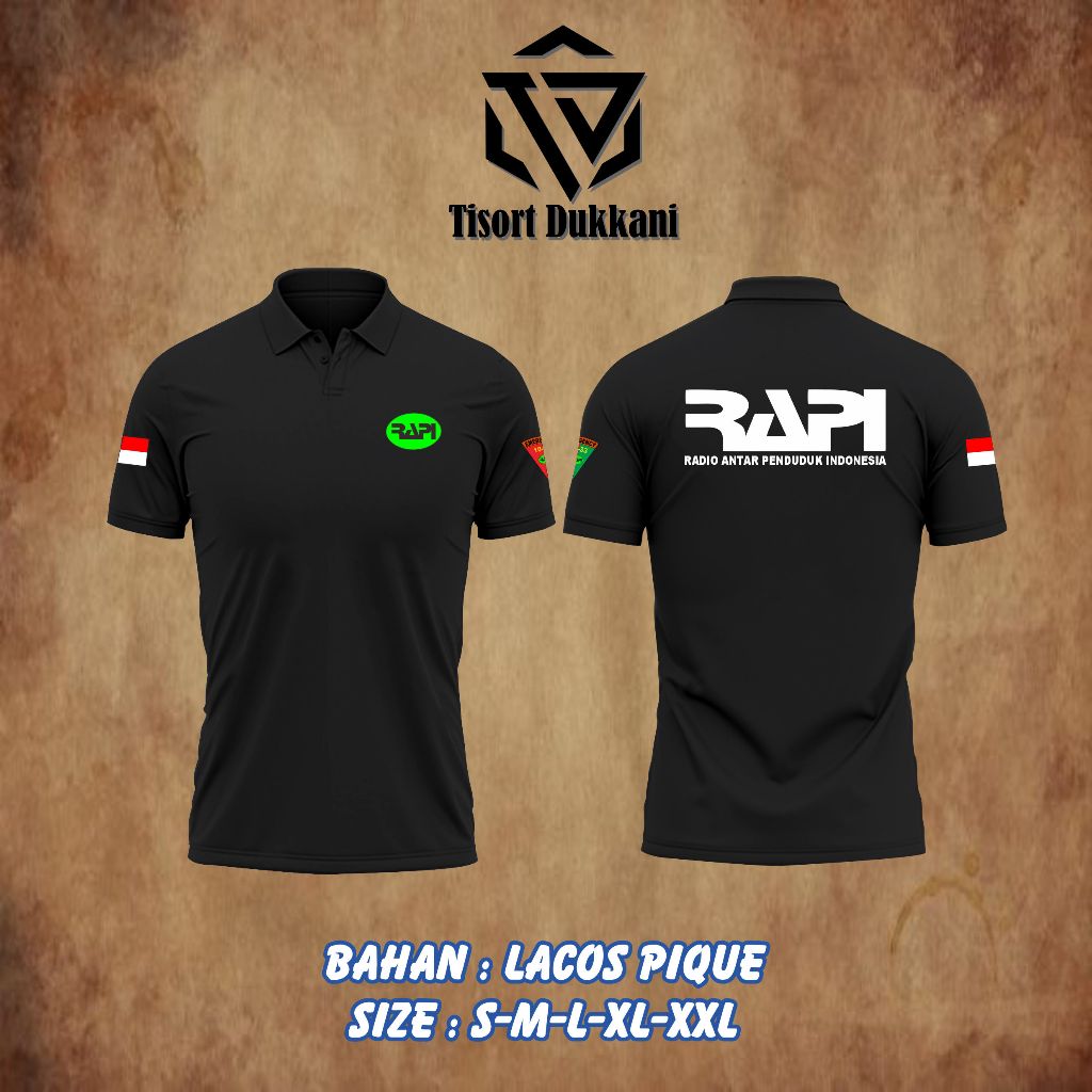 Jual POLO RAPI RADIO ANTAR PENDUDUK INDONESIA PREMIUM ( COD ) | Shopee ...