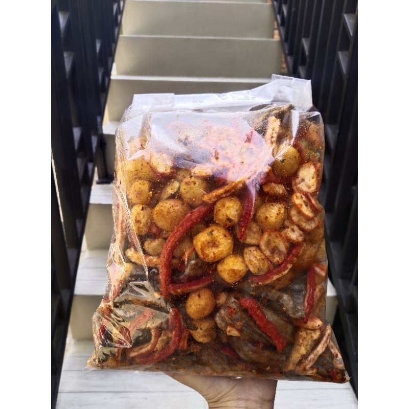 Jual Seblak campur /mix isi aneka seblak kering bumbu pedas cikruh ...