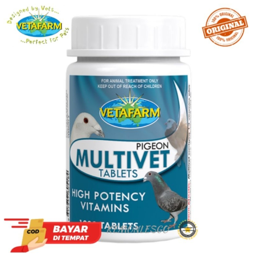 Jual MULTIVET VETAFARM VITAMIN KESEHATAN BURUNG DAYA TAHAN DOPING ...