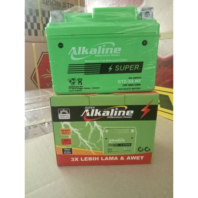 Jual AKI KERING ALKALIN GTZ5S UNTUK MOTOR BEAT FI .BEAT KARBU .VARIO 110. SCOOPY.DLL | Shopee ...